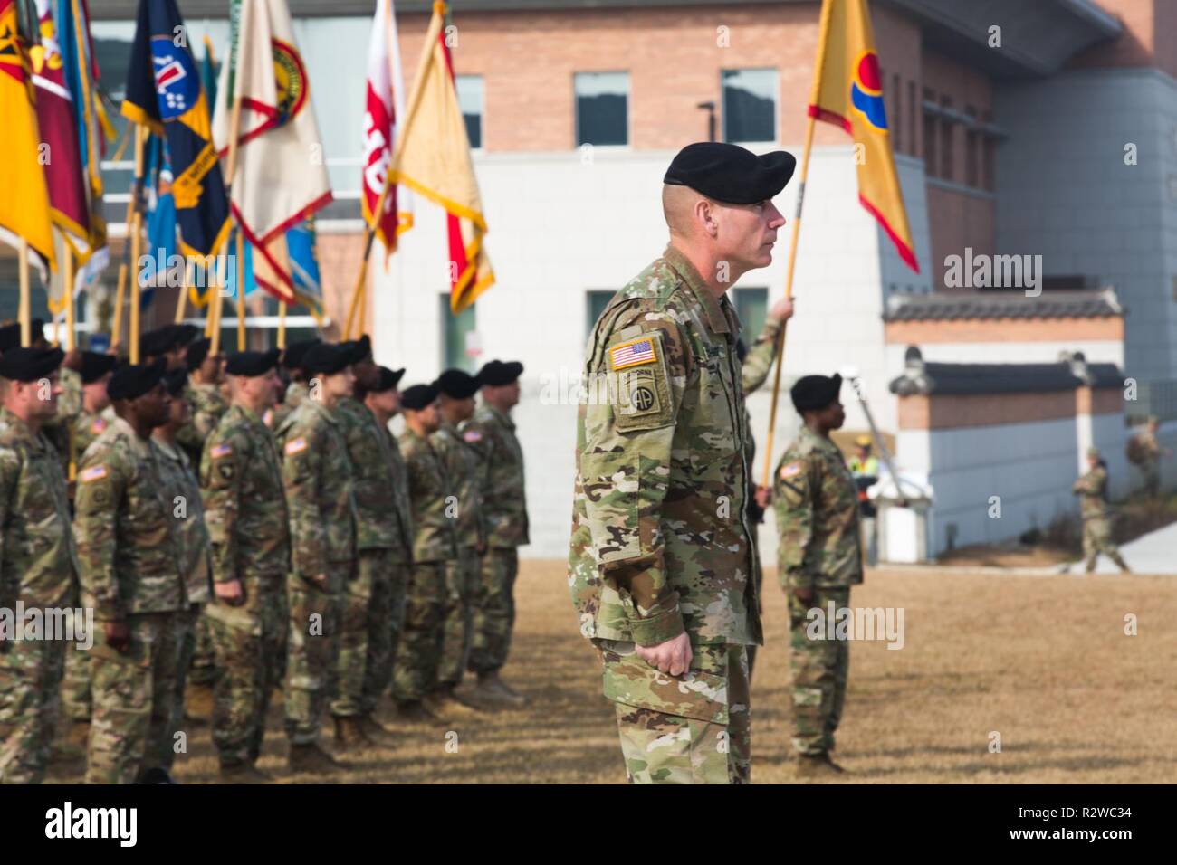 Command Sgt. Maj. Jason Schmidt takes charge of Eighth Army formations ...