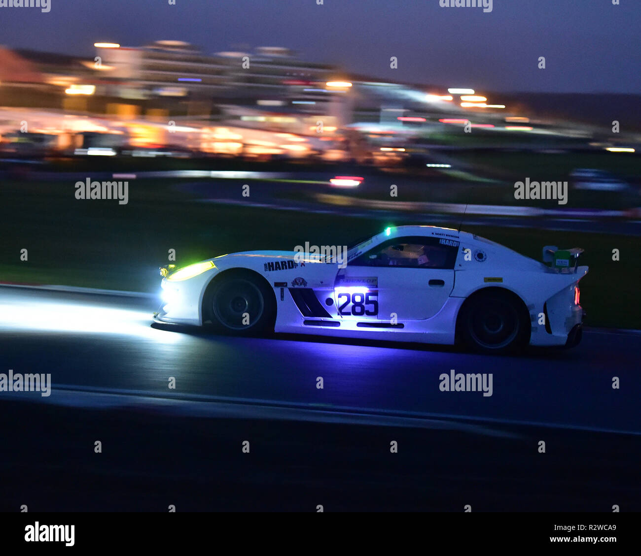 Nick Scott-Dickeson, Ryan Harper-Ellam, Ginetta G55 GT4, night race ...