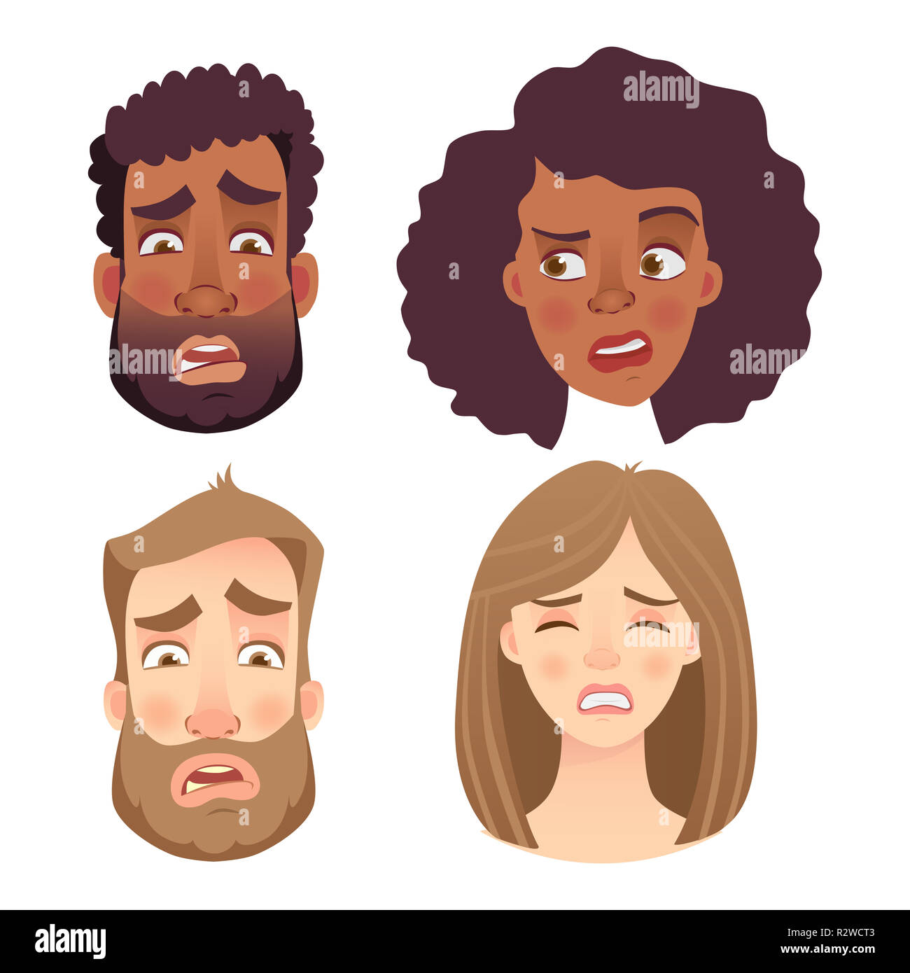 Face Of Man And Woman Emotions Of Woman Face Facial Expression Men