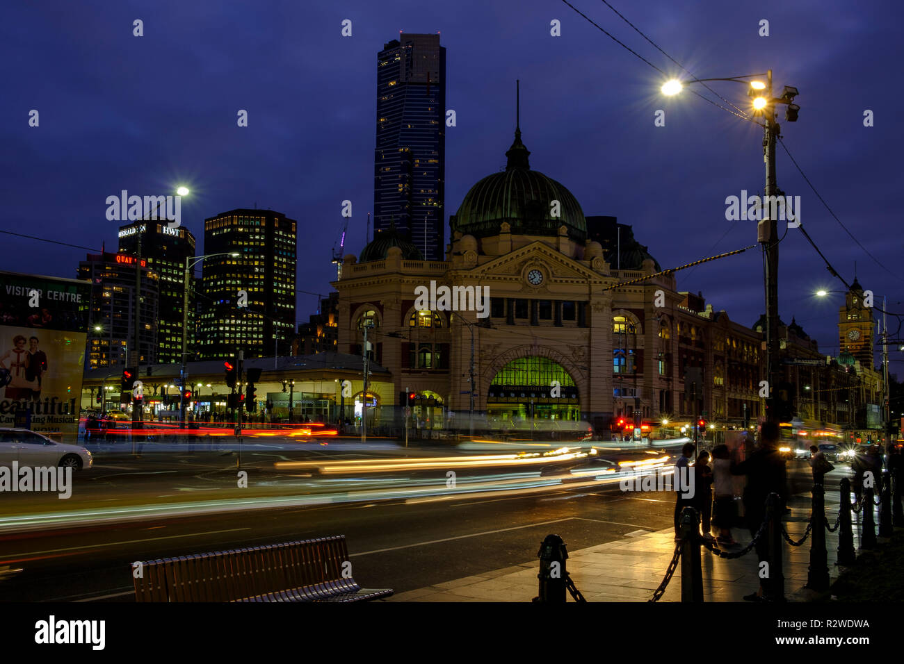Flinders Street Railway Station Stock Photo - Alamy