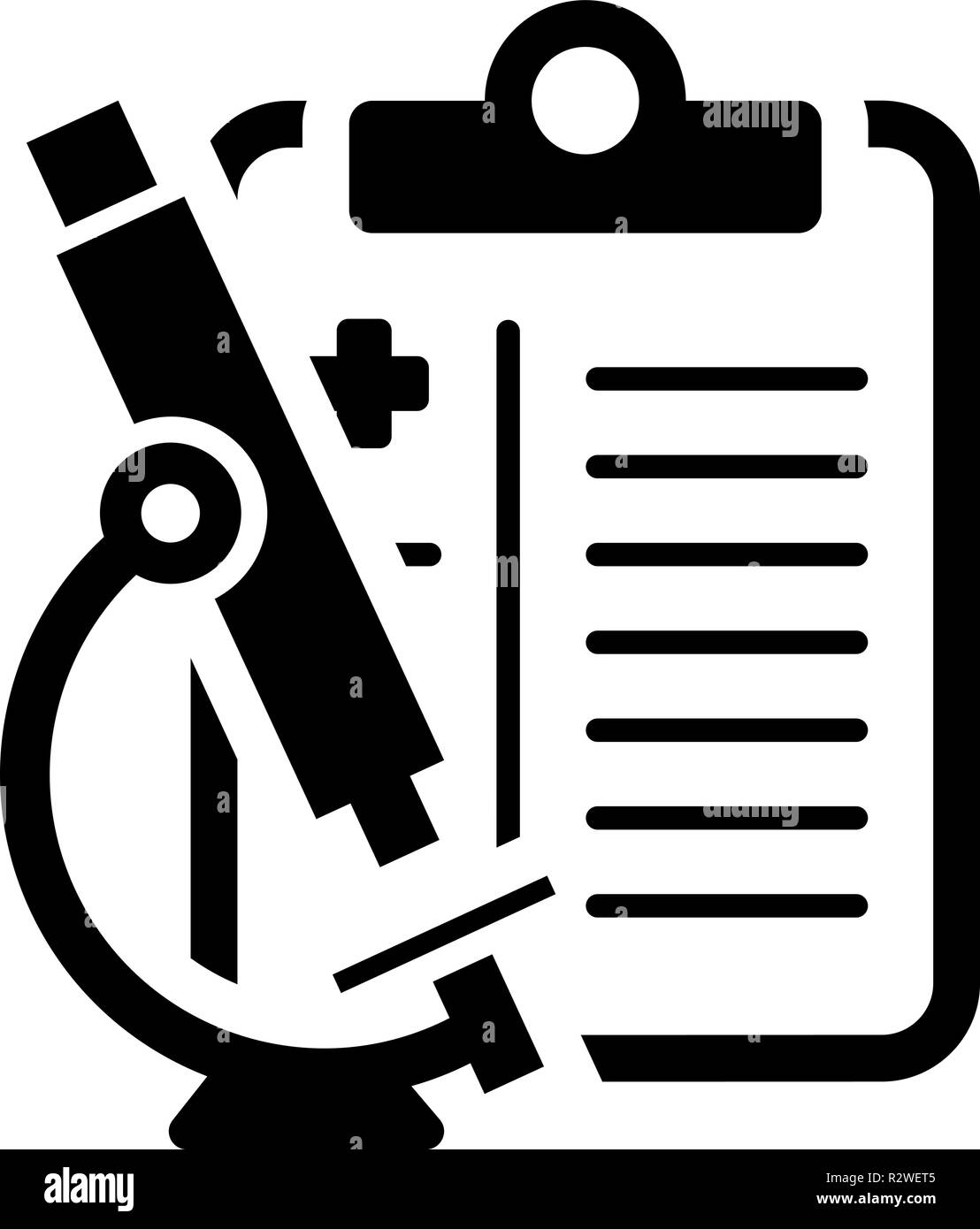 Cytology and Medical Services Flat Icon Stock Vector Image & Art - Alamy