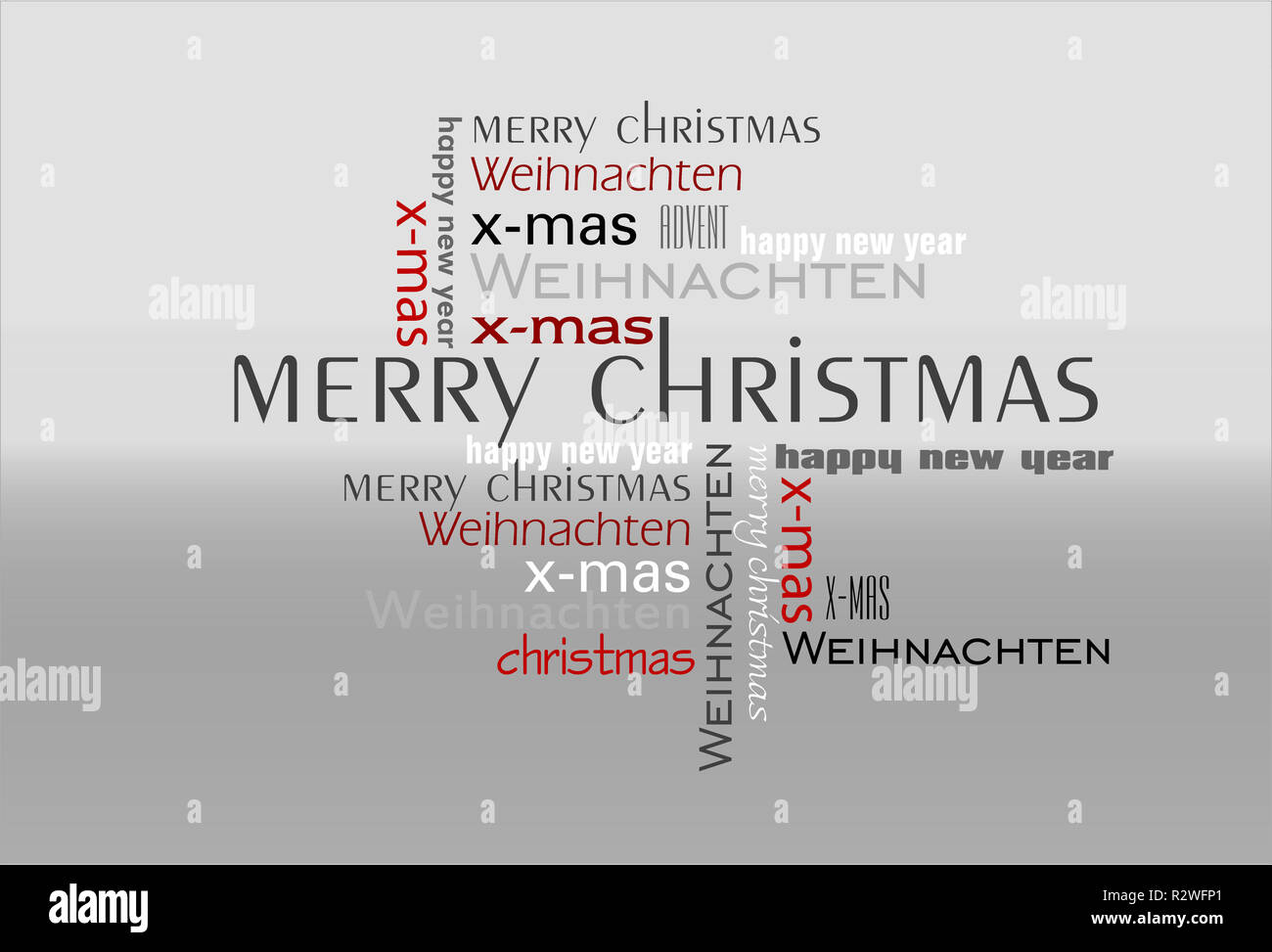 christmas card text Stock Photo - Alamy