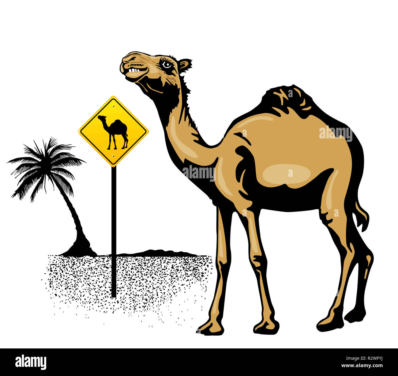Camel character Cut Out Stock Images & Pictures - Alamy