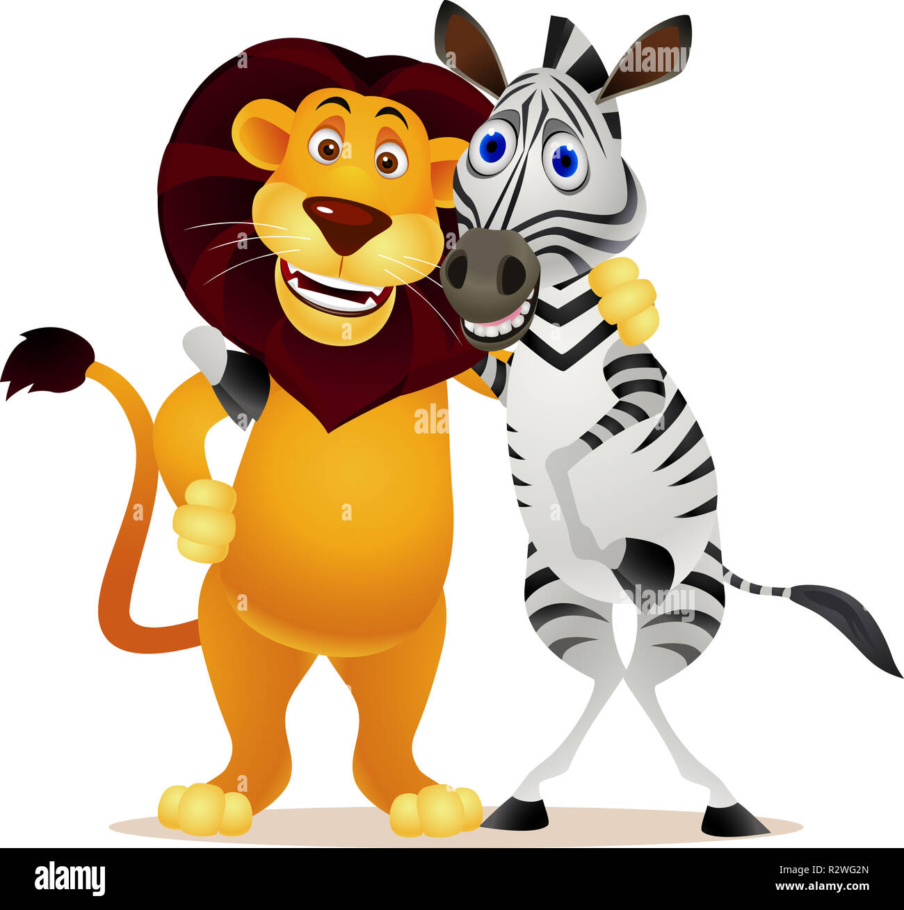 Lion hug hi-res stock photography and images - Alamy