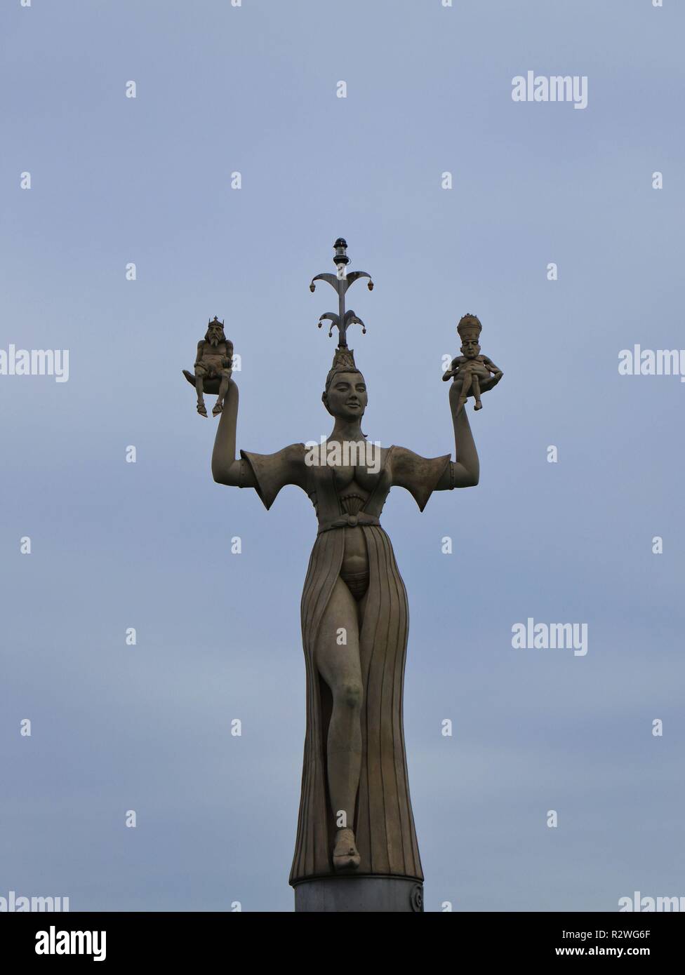imperia statue of constancy Stock Photo - Alamy