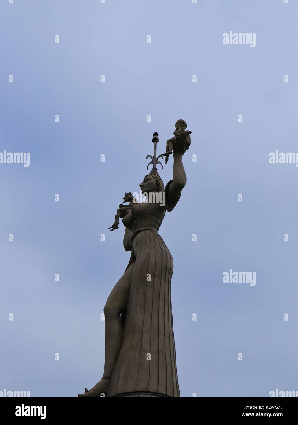 imperia statue of constancy Stock Photo - Alamy