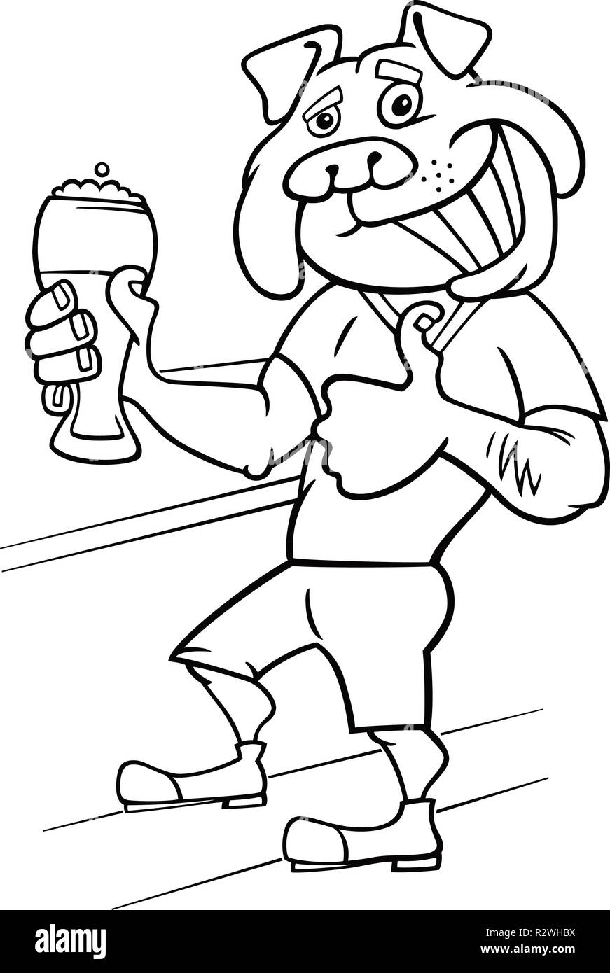 Dog Drinking Beer High Resolution Stock Photography and Images - Alamy