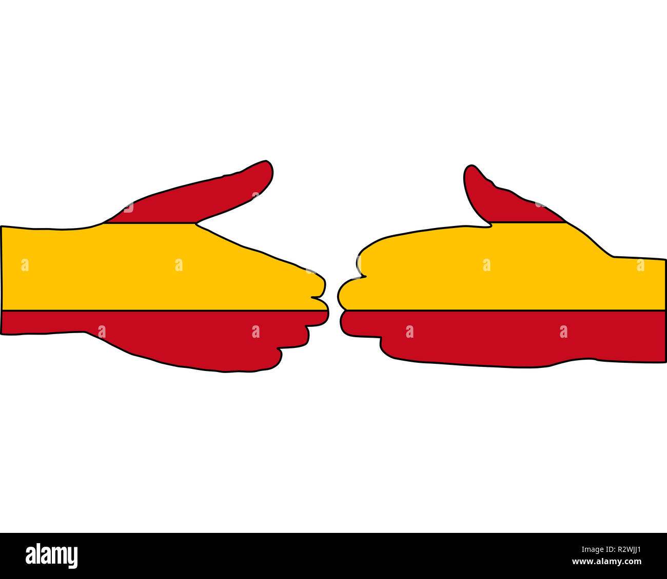 Spanish handshake hi-res stock photography and images - Alamy