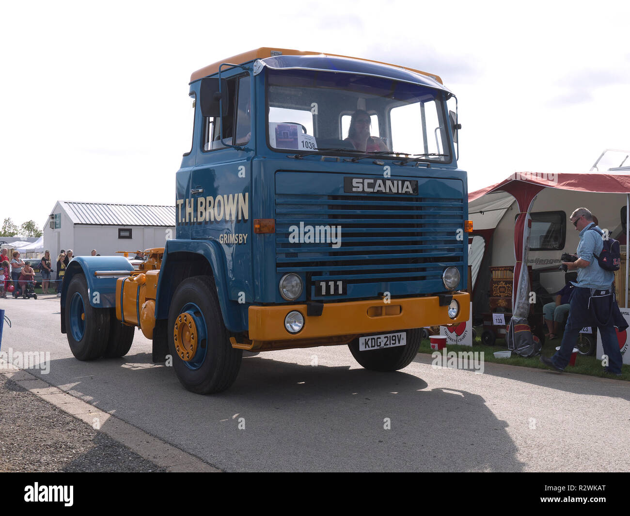 Classic 1979/80 Scania at Lincoln steam and vintage rally Stock Photo ...