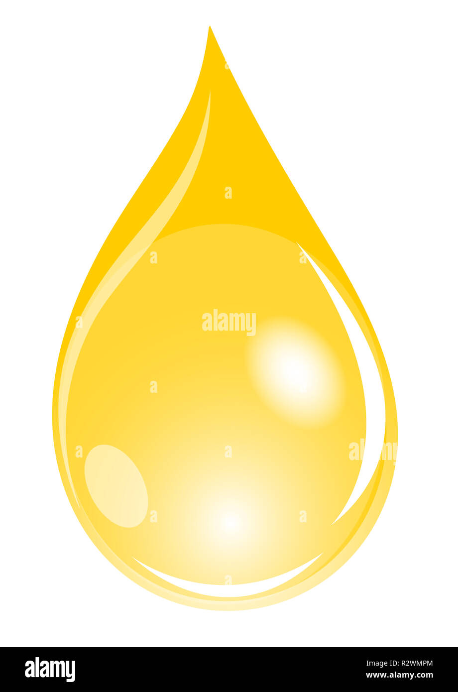 illustration golden water drops Stock Photo - Alamy