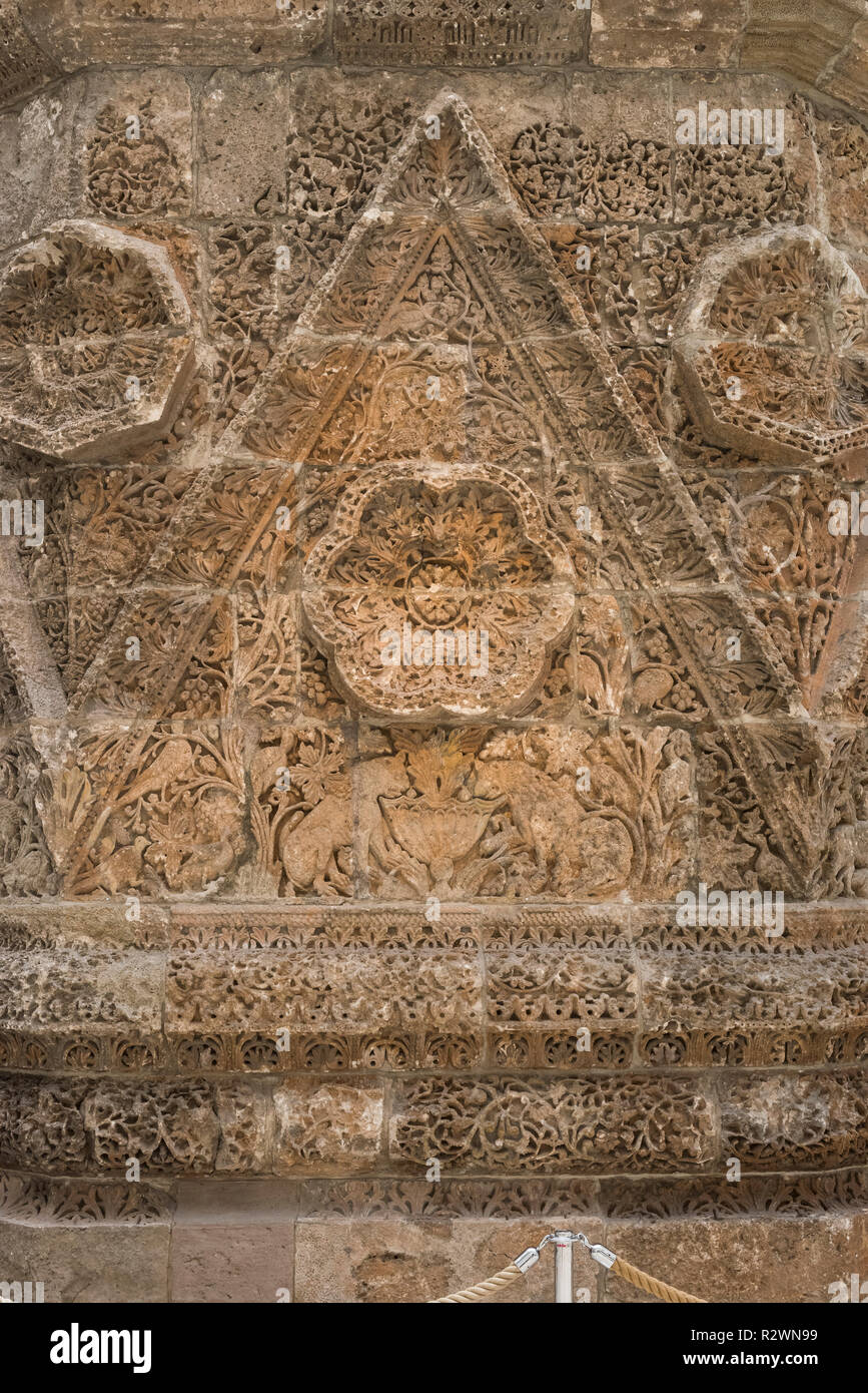 Berlin. Germany. Pergamon Museum. The Mshatta Façade, part of a ...