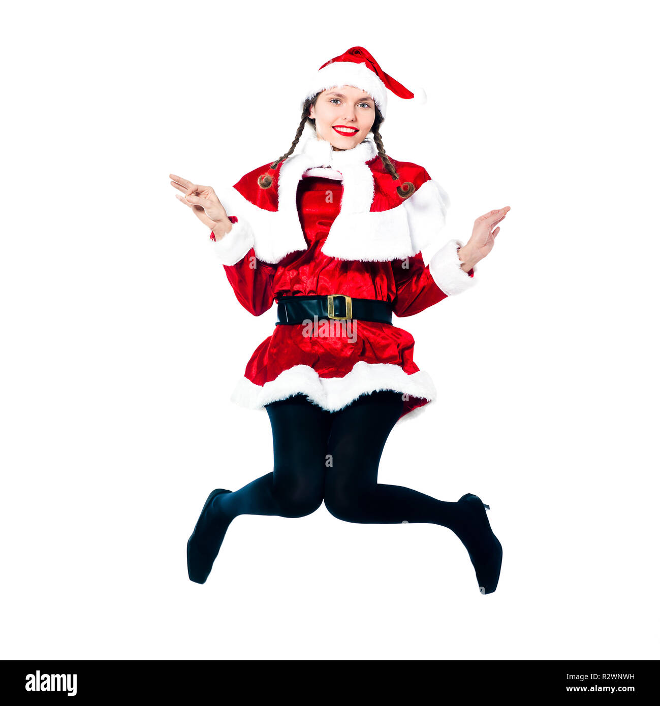 Full length funny pose smile hi-res stock photography and images - Alamy