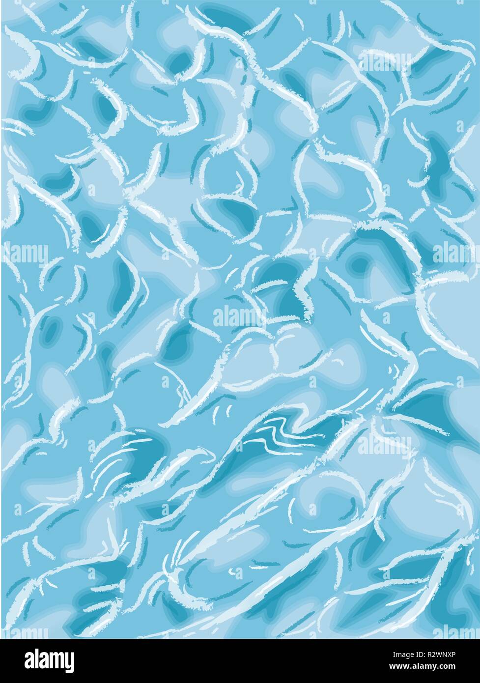 Light blue sea waves, vector illustration Stock Vector Image & Art - Alamy