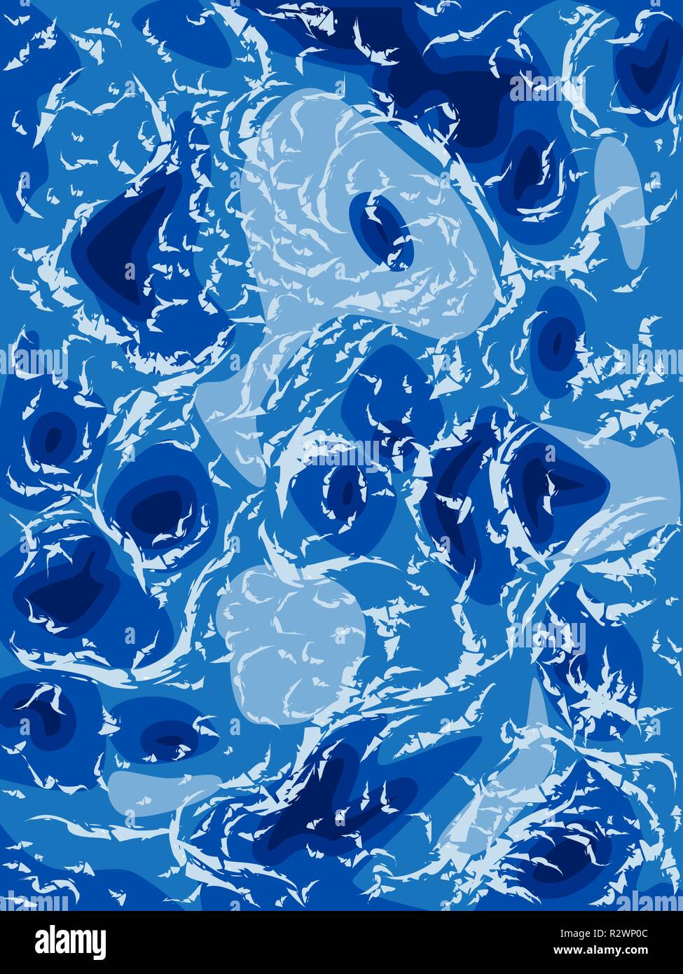 Deep blue lake clean Stock Vector Images - Alamy