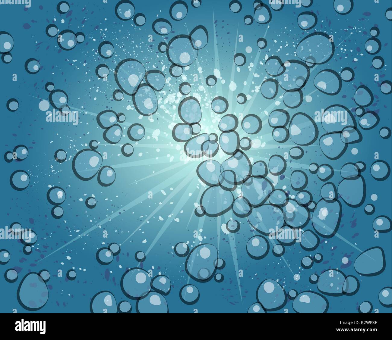 Drinking water round color Stock Vector Images - Alamy