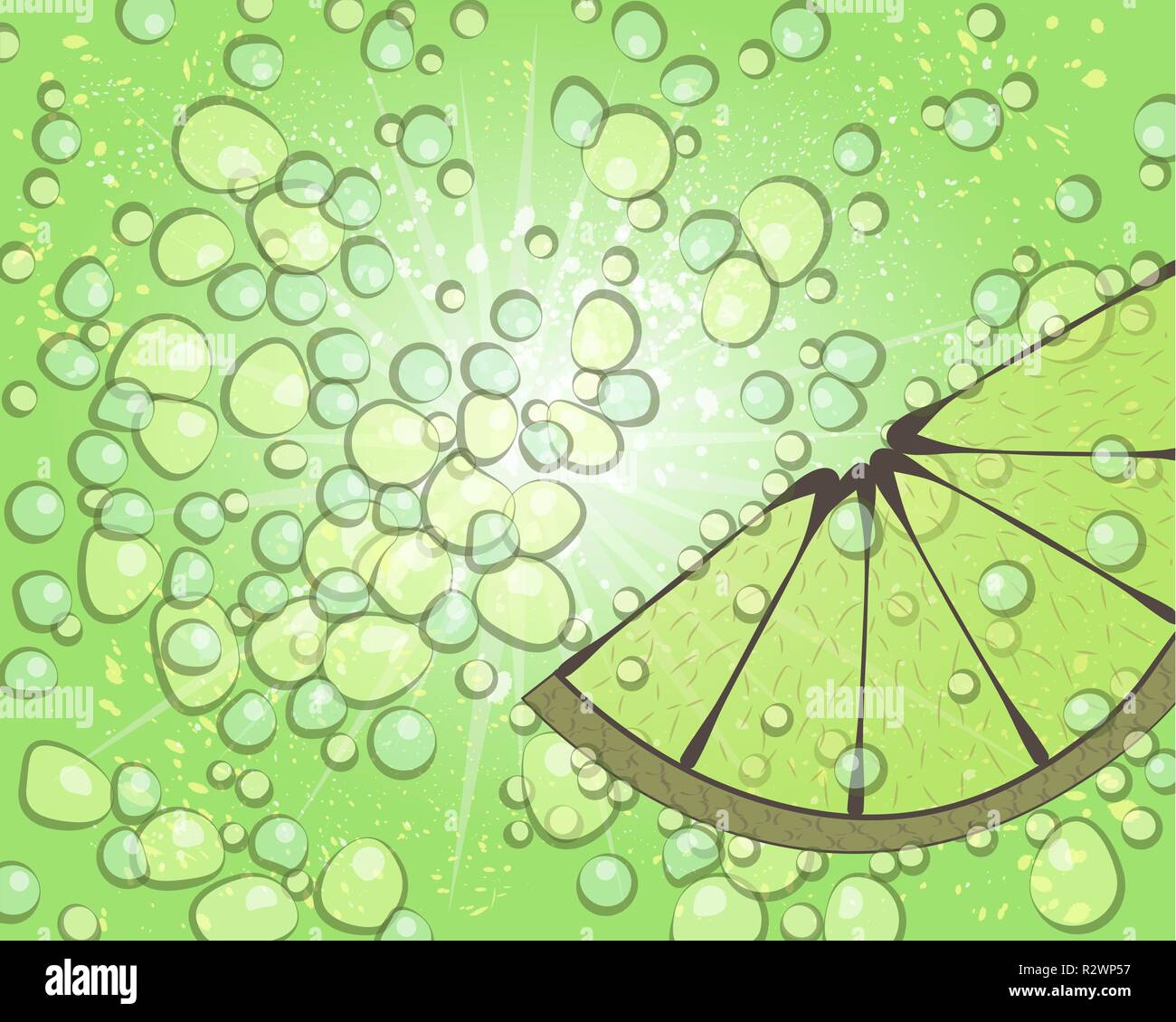 Bubbles in lemonade Stock Vector Images - Alamy