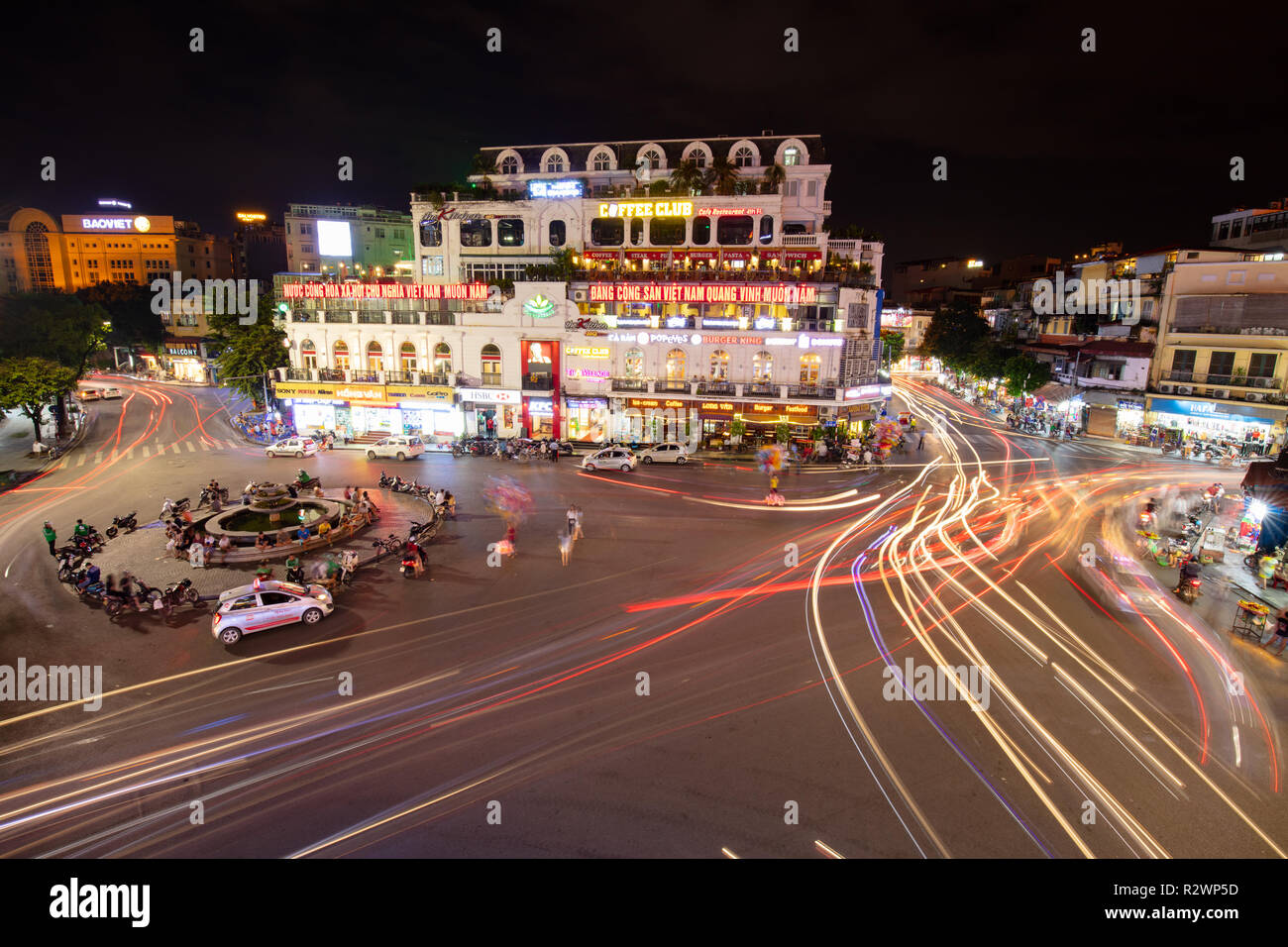 Hanoi Famous Roundabout Stock Photo - Alamy