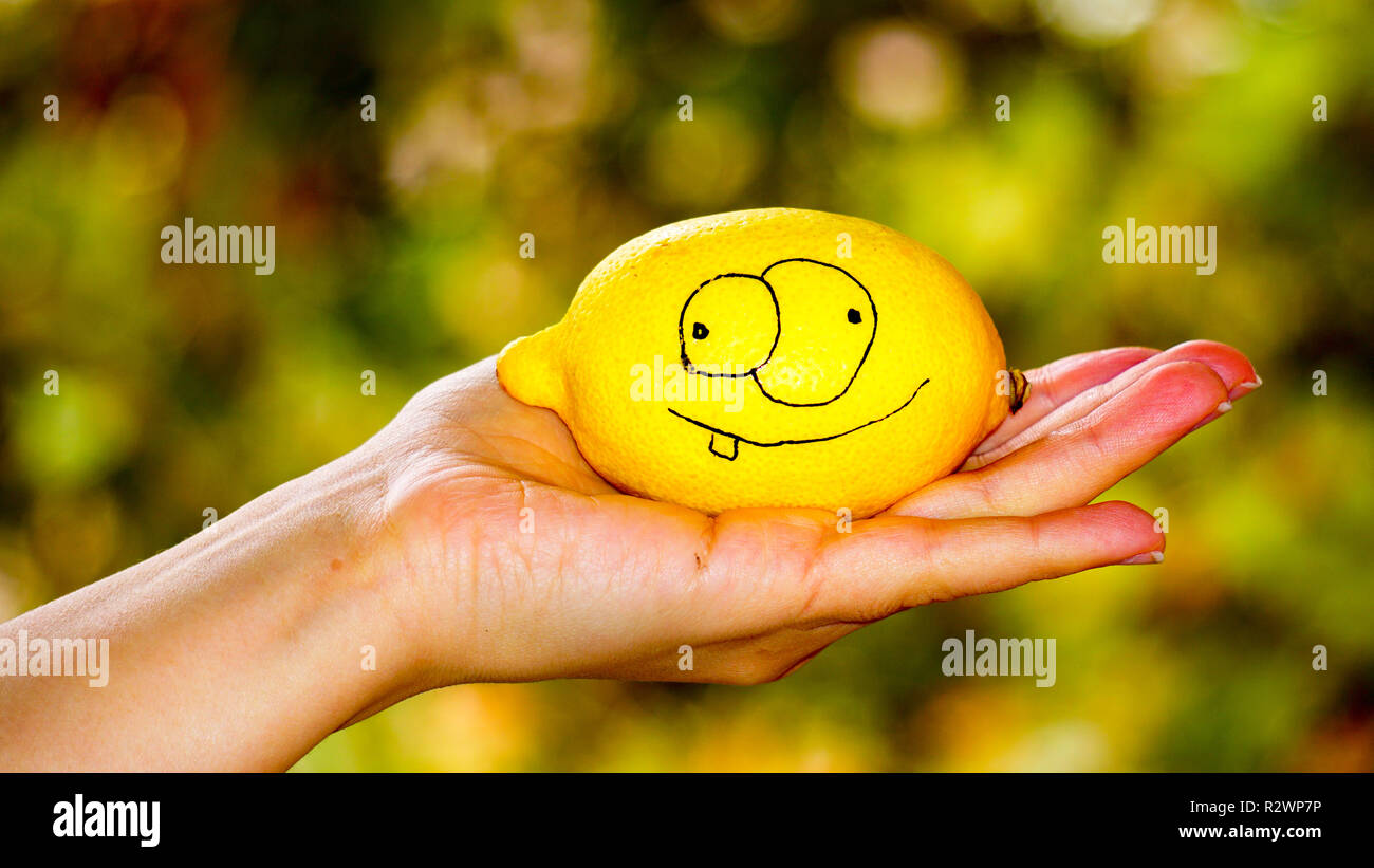 Lemon Happy Face