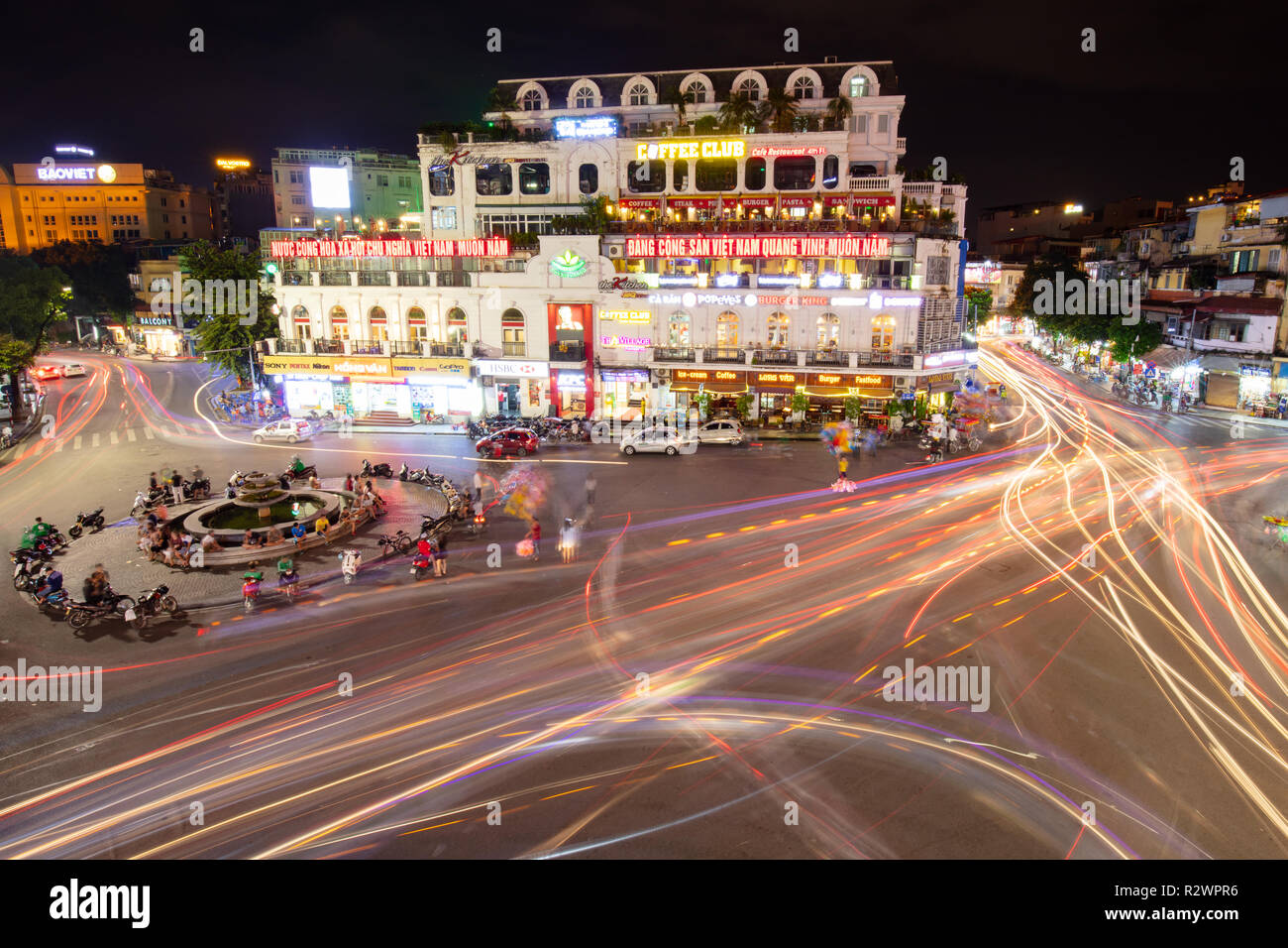 Hanoi Famous Roundabout Stock Photo - Alamy
