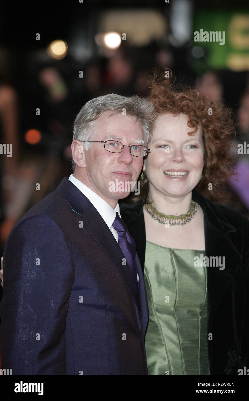 PHILLIP DAVIS & WIFE BAFTAS ODEON LEICESTER SQUARE LONDON ENGLAND 12 ...