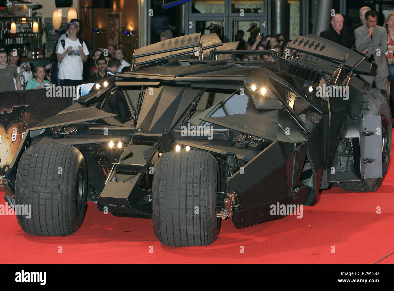 THE BATMOBILE BATMAN BEGINS BATMAN BEGINS BERLIN PREMIERE CINESTAR SONY ...