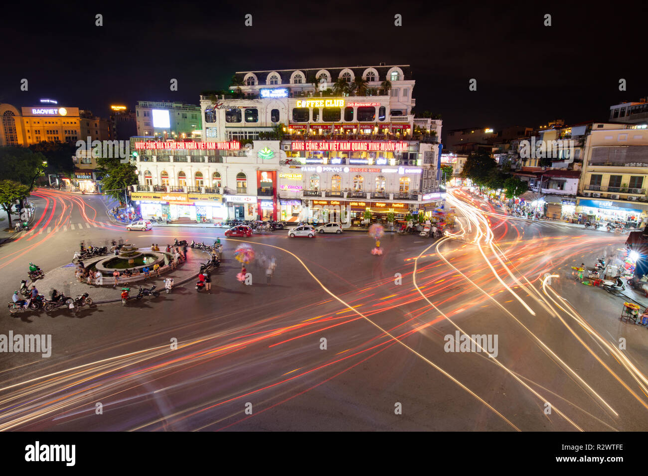 Hanoi Famous Roundabout Stock Photo - Alamy