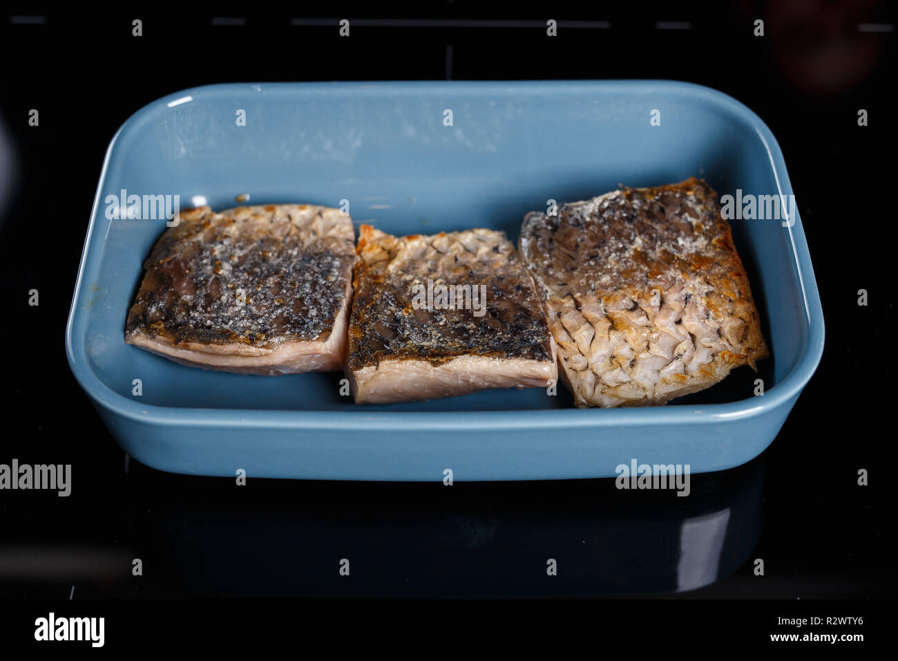 Blue fried fish hi-res stock photography and images - Alamy