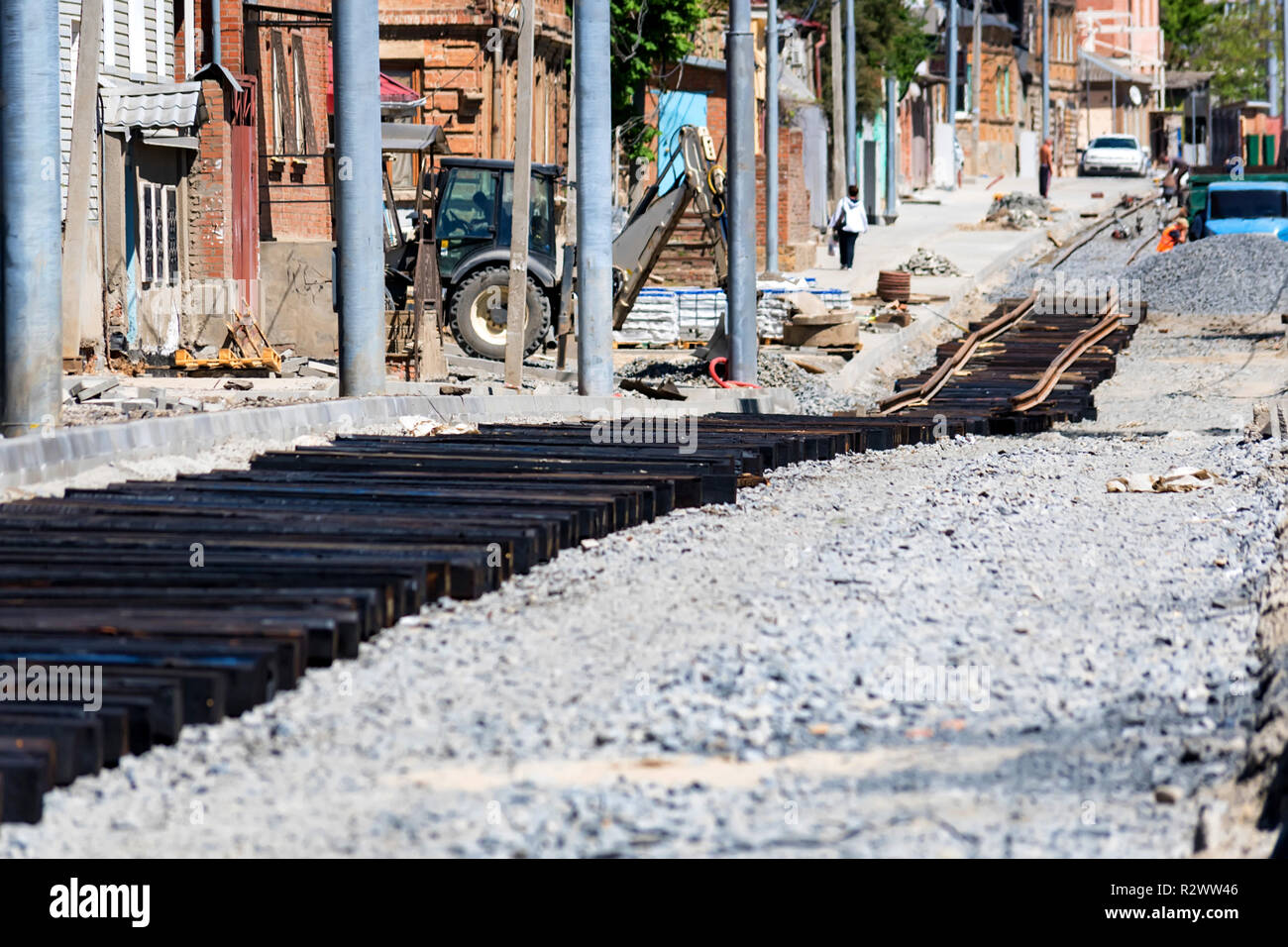 Rail tie plate hi-res stock photography and images - Alamy