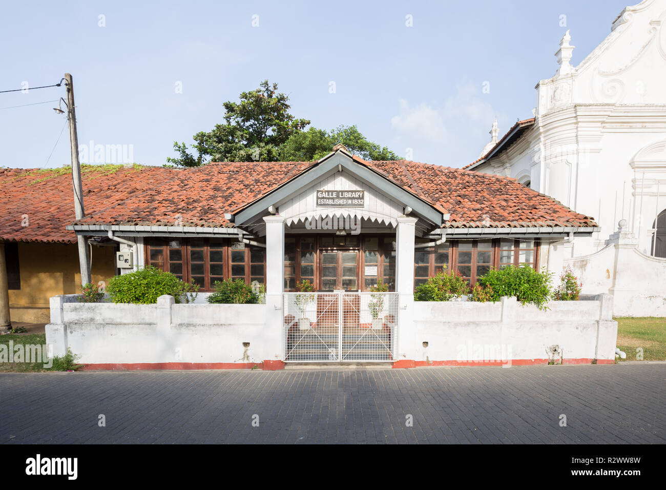Public Library in Galle Fort, Sri Lanka Stock Photo - Alamy