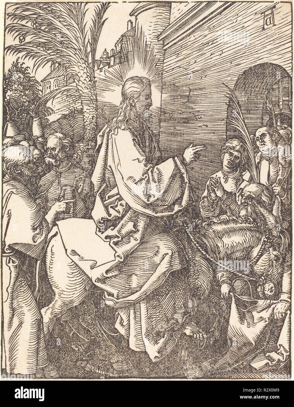 Jesus jerusalem woodcut hi-res stock photography and images - Alamy