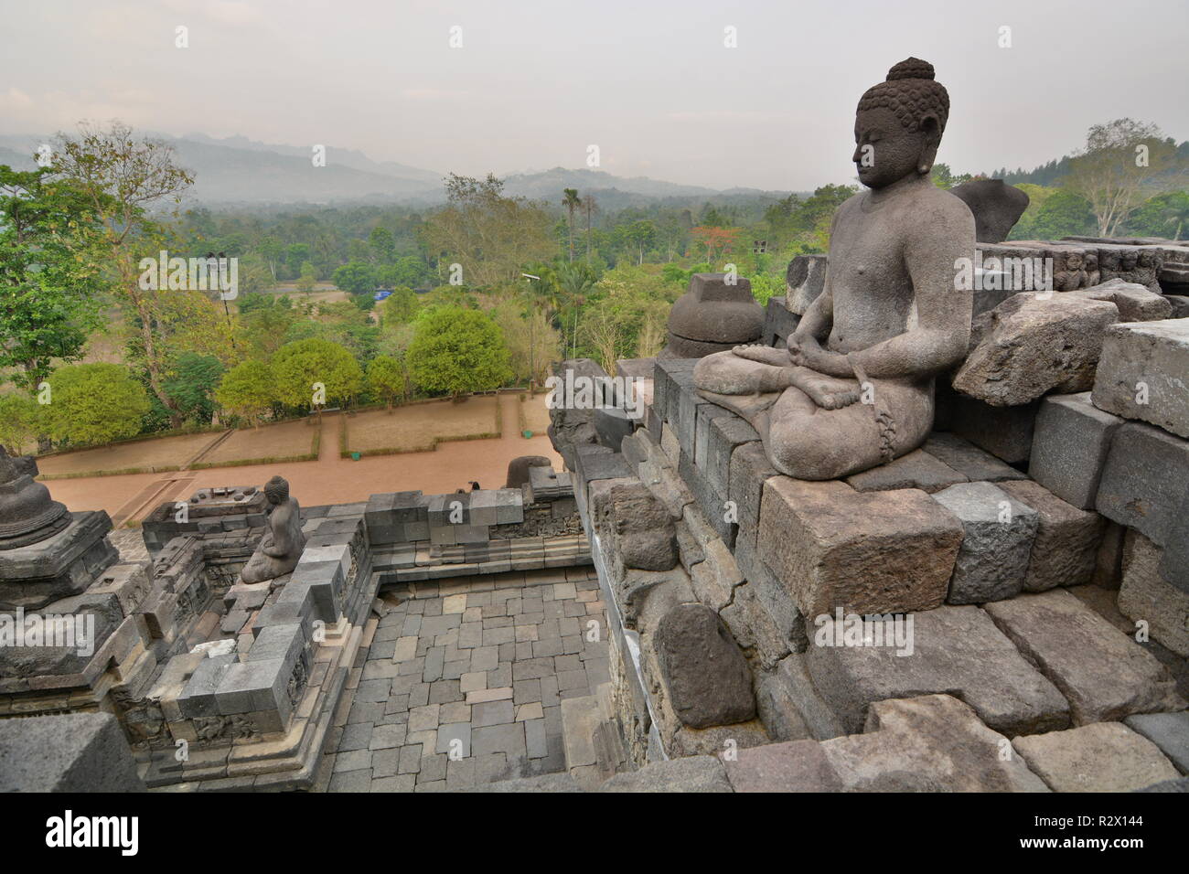 Borobudur buddhist temple. Magelang. Central Java. Indonesia Stock ...