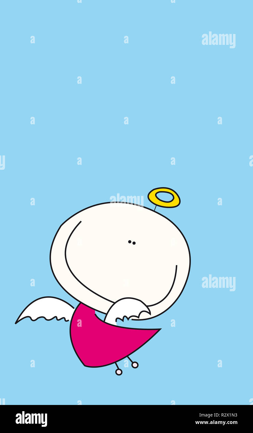christmas angel very happy Stock Photo - Alamy