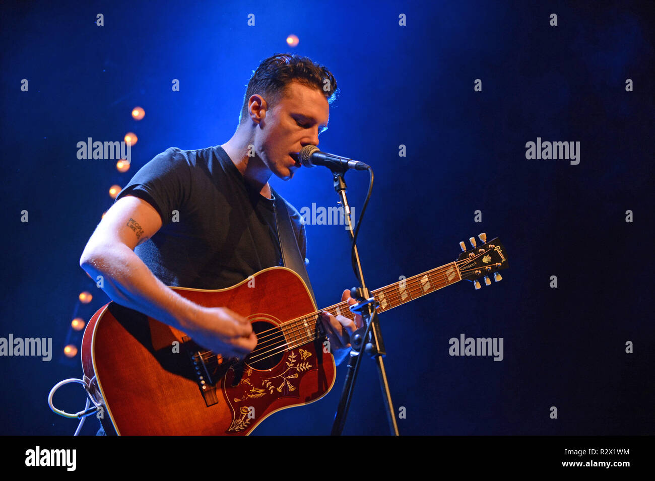Callum Beattie singer song writer performing at Mareel in Shetland ...