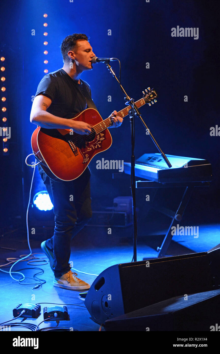 Callum Beattie singer song writer performing at Mareel in Shetland ...