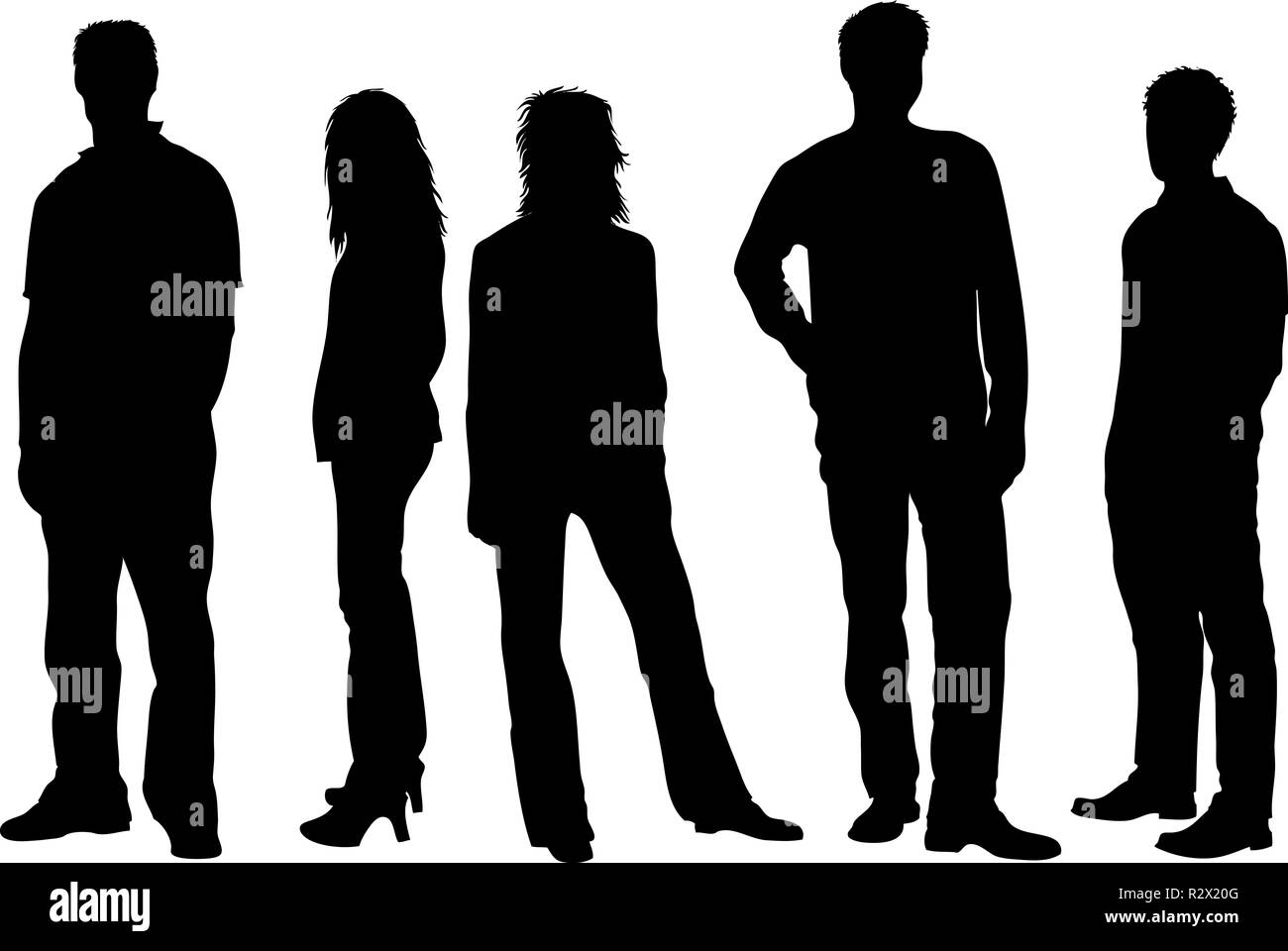 Human silhouettes hi-res stock photography and images - Alamy
