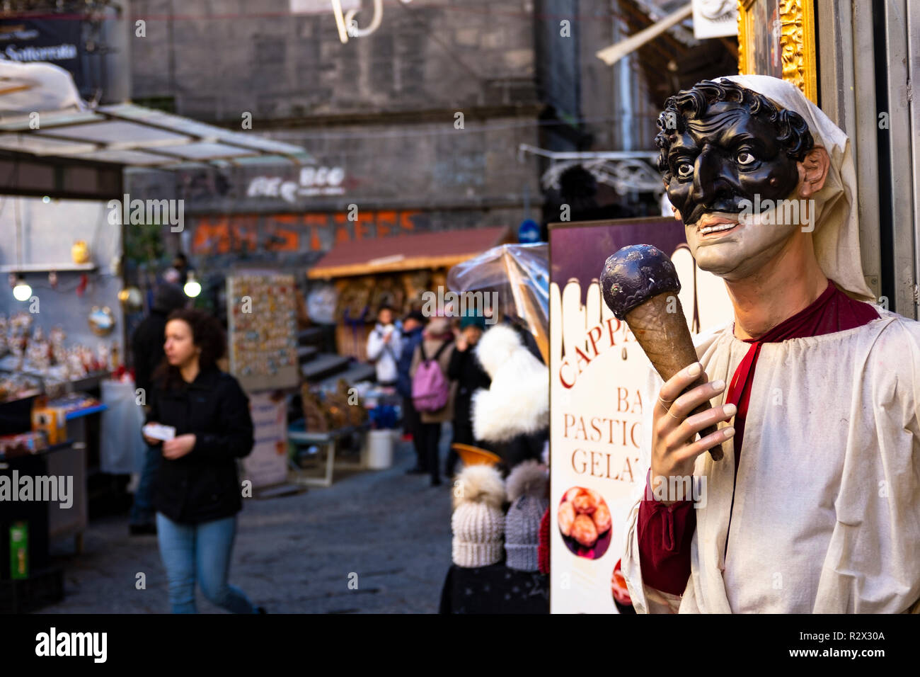 Naples, Pulcinella traditional Neapolitan theater mask Stock Photo - Alamy