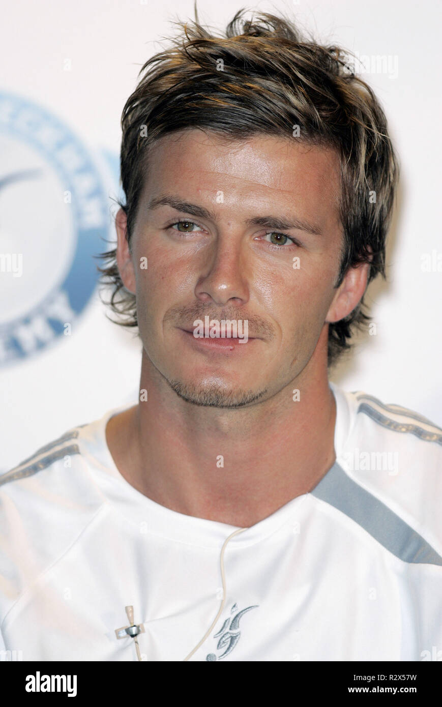 The david beckham academy launch hi-res stock photography and images ...