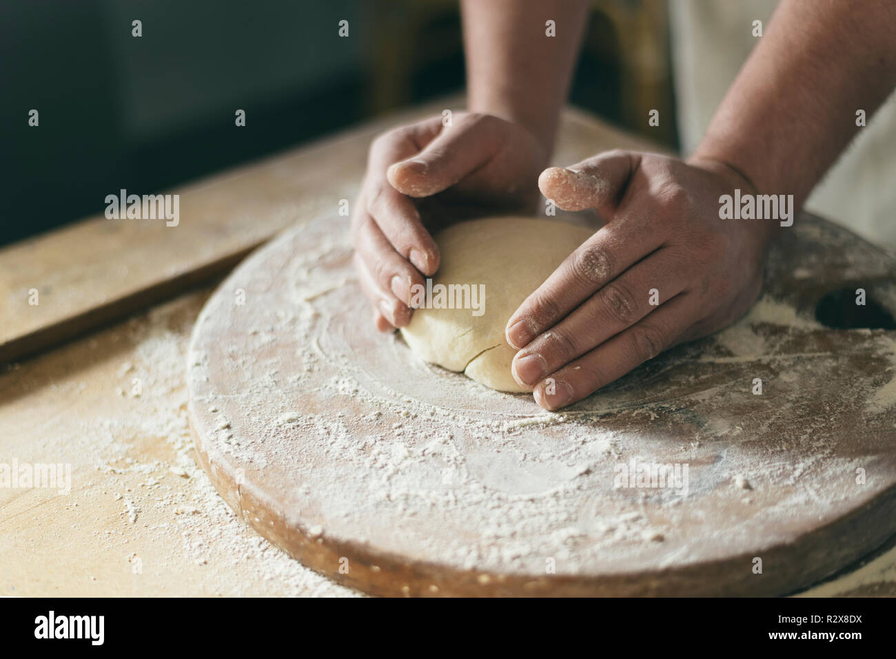 Bakers flour on board hi-res stock photography and images - Alamy
