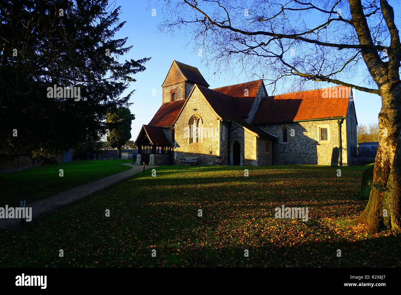 Church of the Holy Cross, Sarratt Stock Photo - Alamy