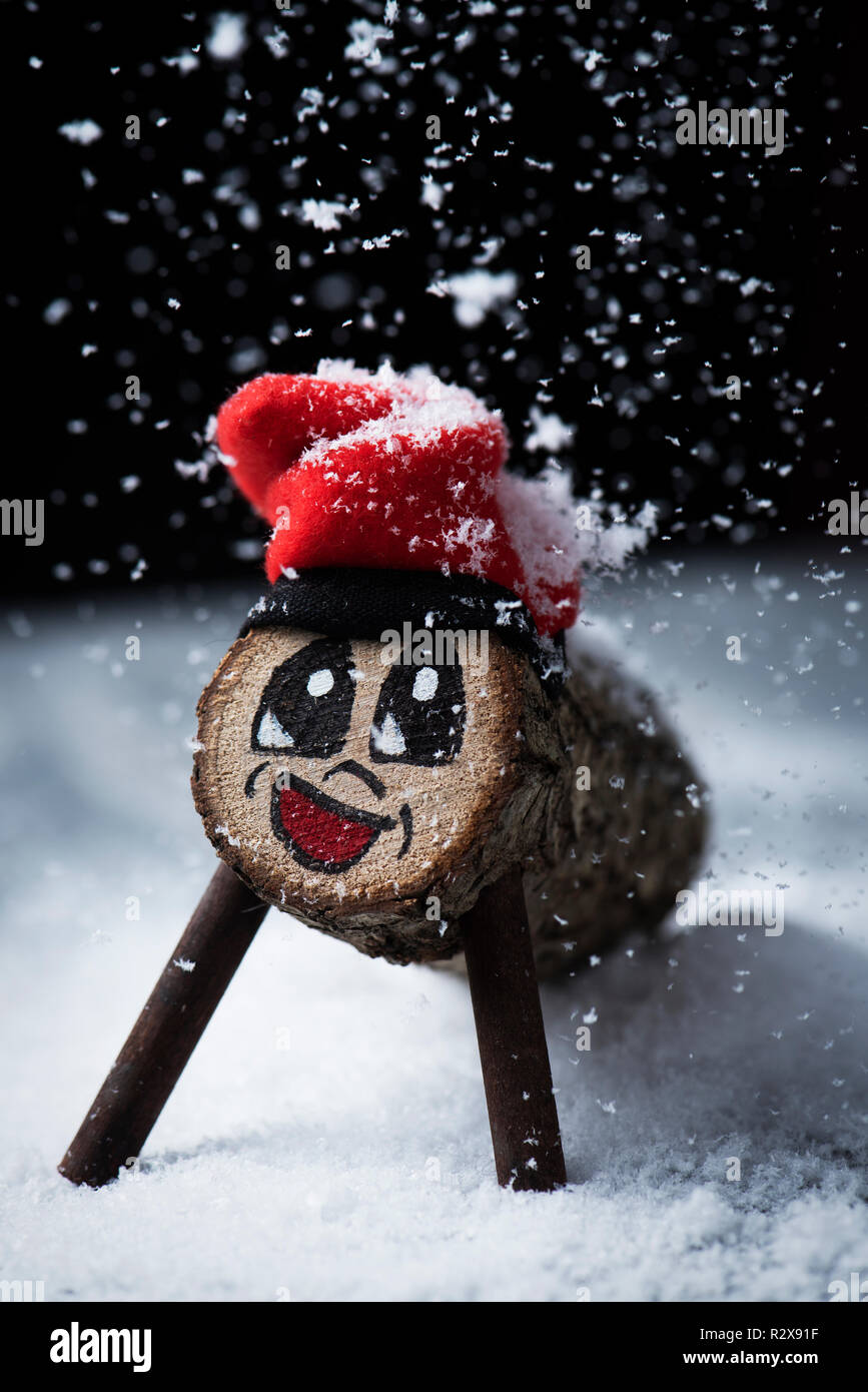 a handmade tio de nadal, a typical christmas character of catalonia ...