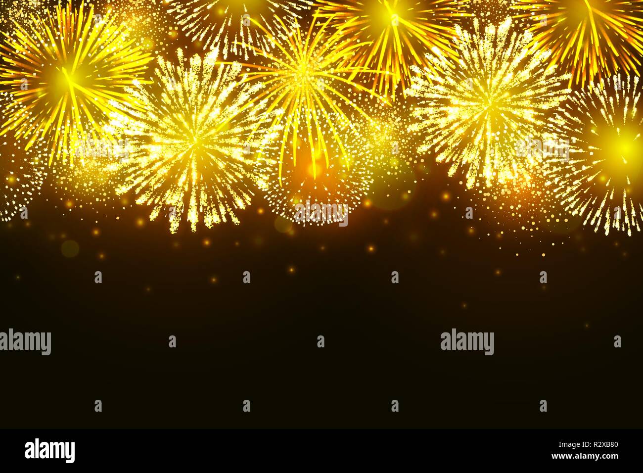 Vector golden firework Stock Vector Image & Art - Alamy