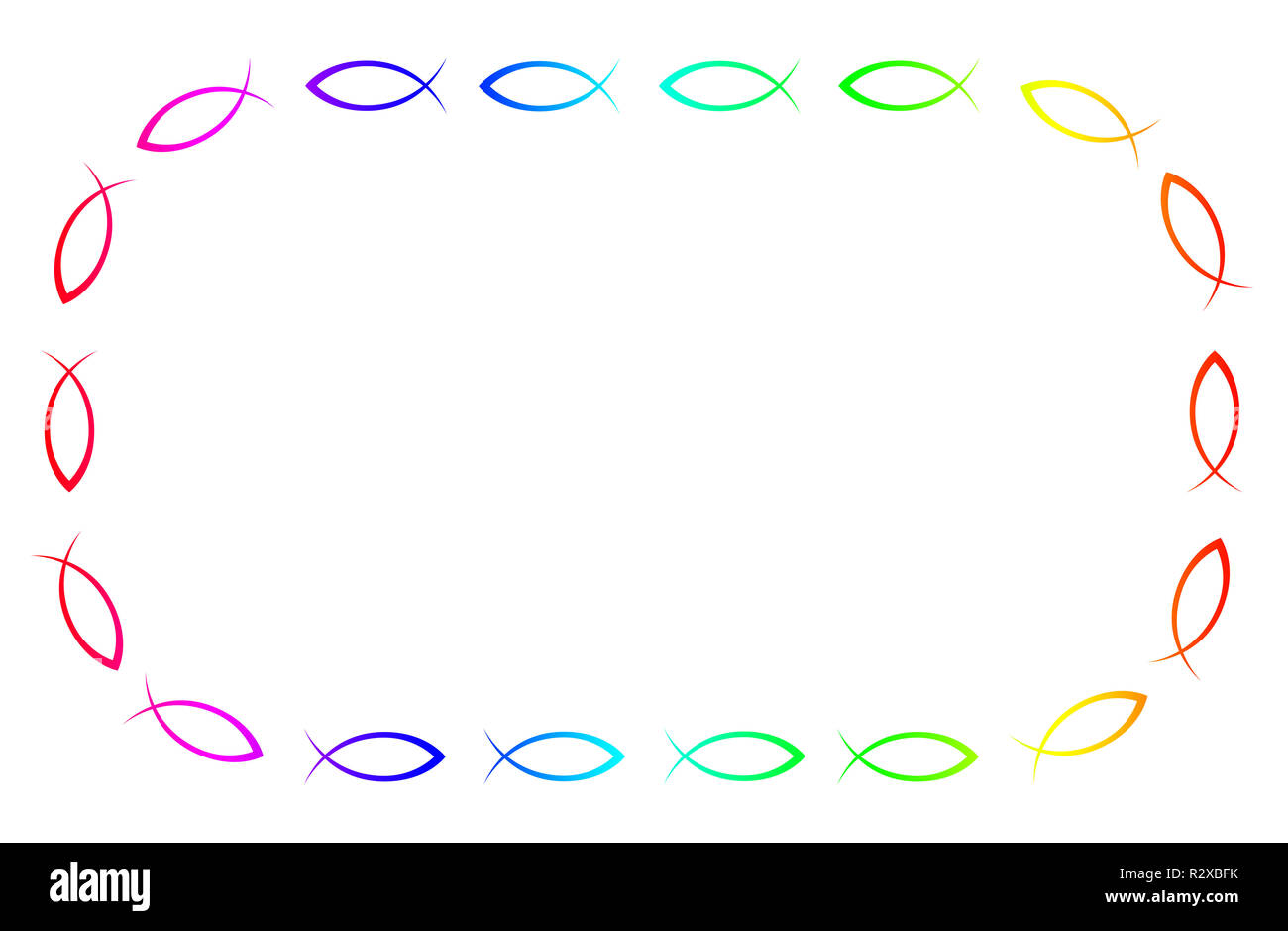 colorful ichthys frame Stock Photo - Alamy colorful ichthys frame Stock Photo - Alamy