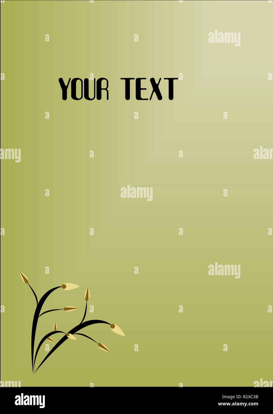 greetings in green Stock Photo - Alamy