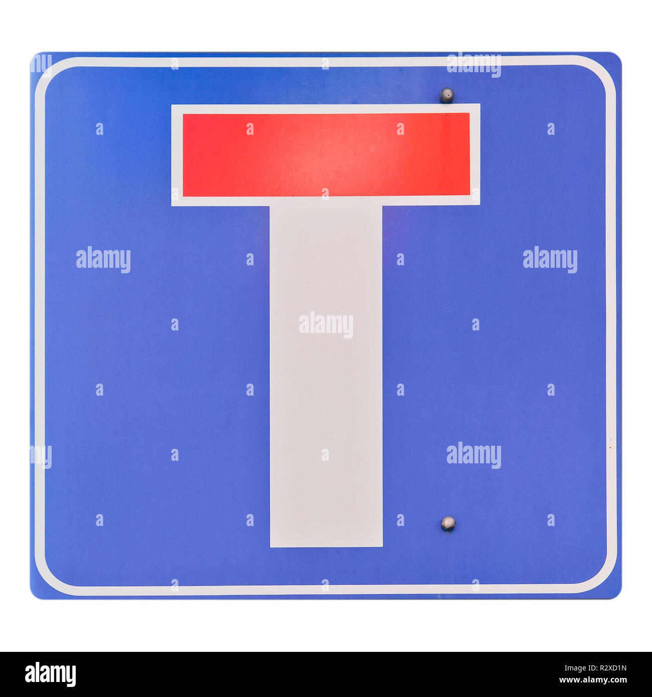 Dead end road traffic sign Cut Out Stock Images & Pictures - Alamy