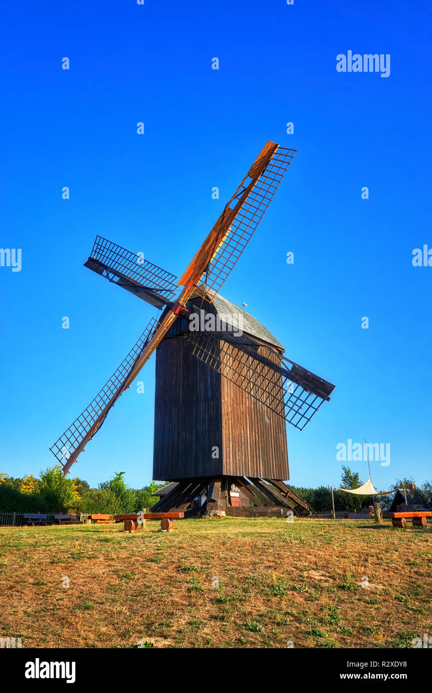 Post mill in Pudagla on the island of Usedom Stock Photo - Alamy