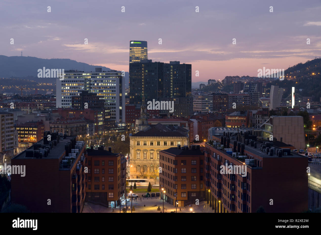 Bilbao modern skyline hi-res stock photography and images - Alamy