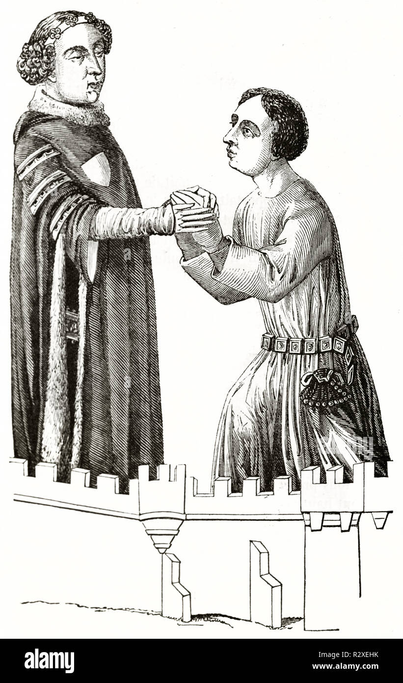 Vassal painting medieval hi-res stock photography and images - Alamy
