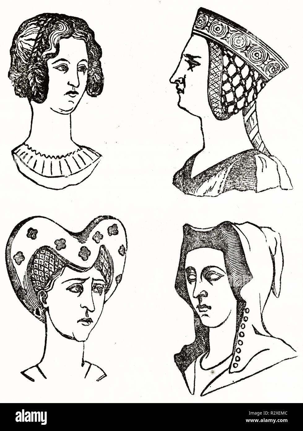 Fashion in the middle ages hi-res stock photography and images - Alamy