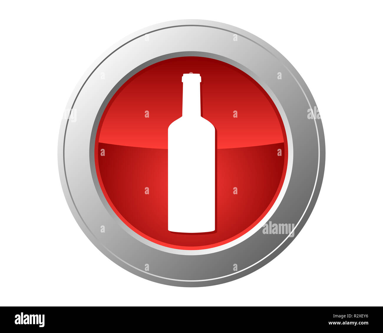 button wine bottle Stock Photo - Alamy