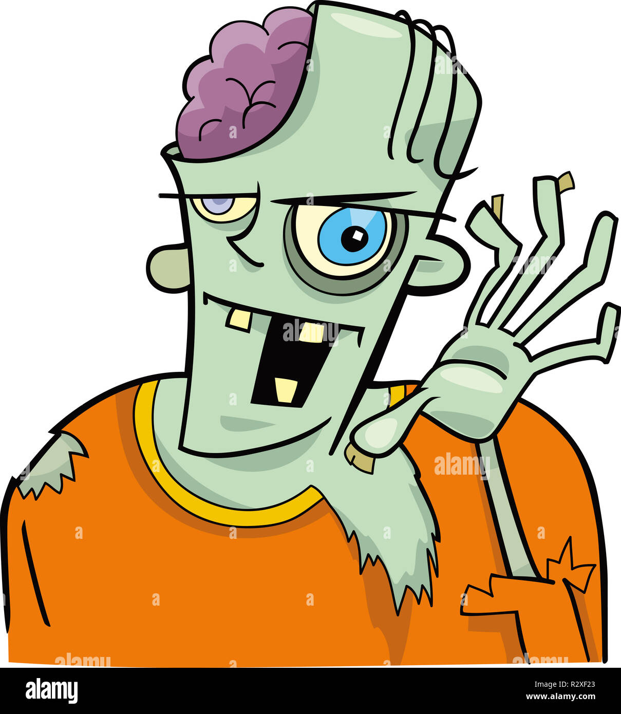 Illustration monster zombie decay dead hi-res stock photography and ...